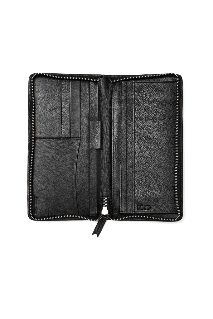 Leather Zip Around Travel Wallet RL1284